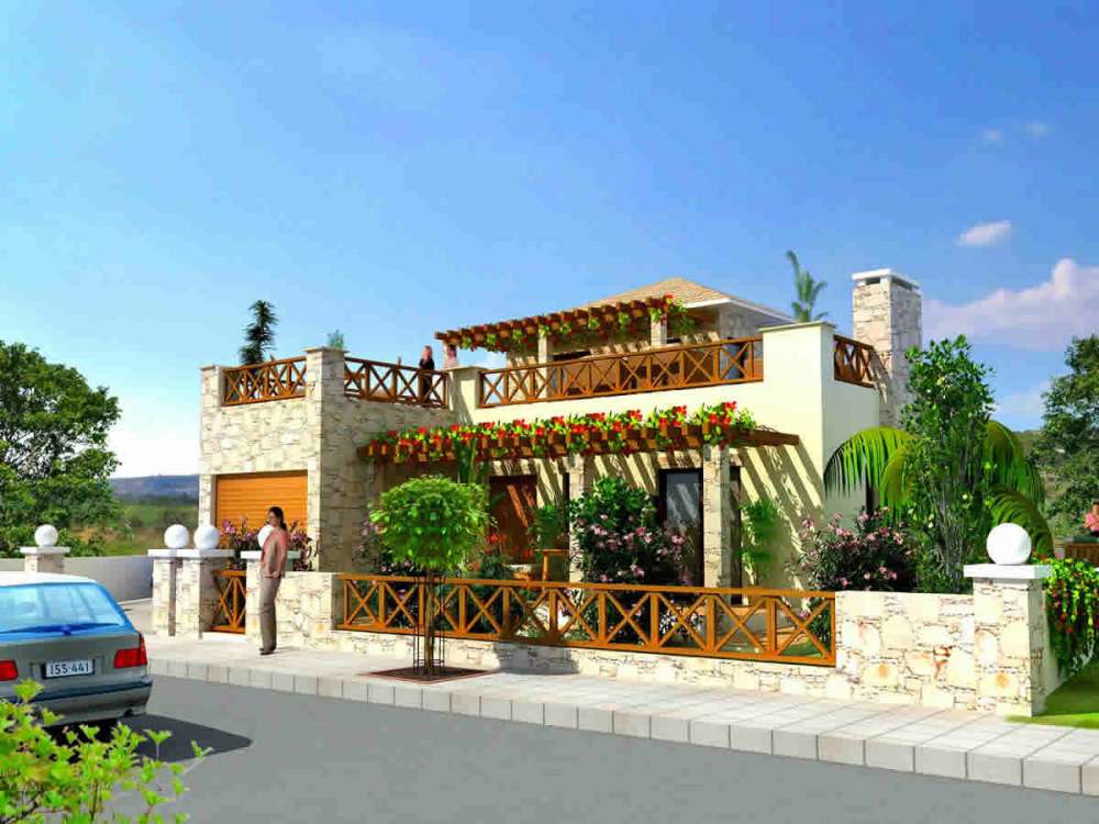 Home at a Hill with Sea View in Agia Marina Chrysochous