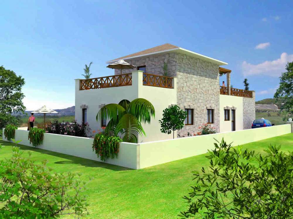 Home at a Hill with Sea View in Agia Marina Chrysochous